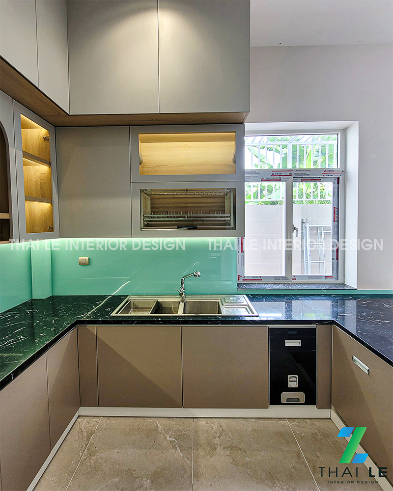 Thi công nội thất nhà phố KDC An Thiên Lý Thủ Đức - 340m2